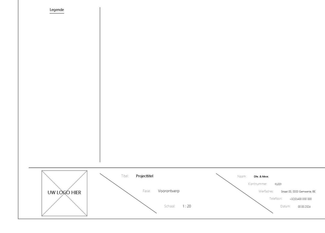 Vectorworks Minimalist Template NL - Etsy