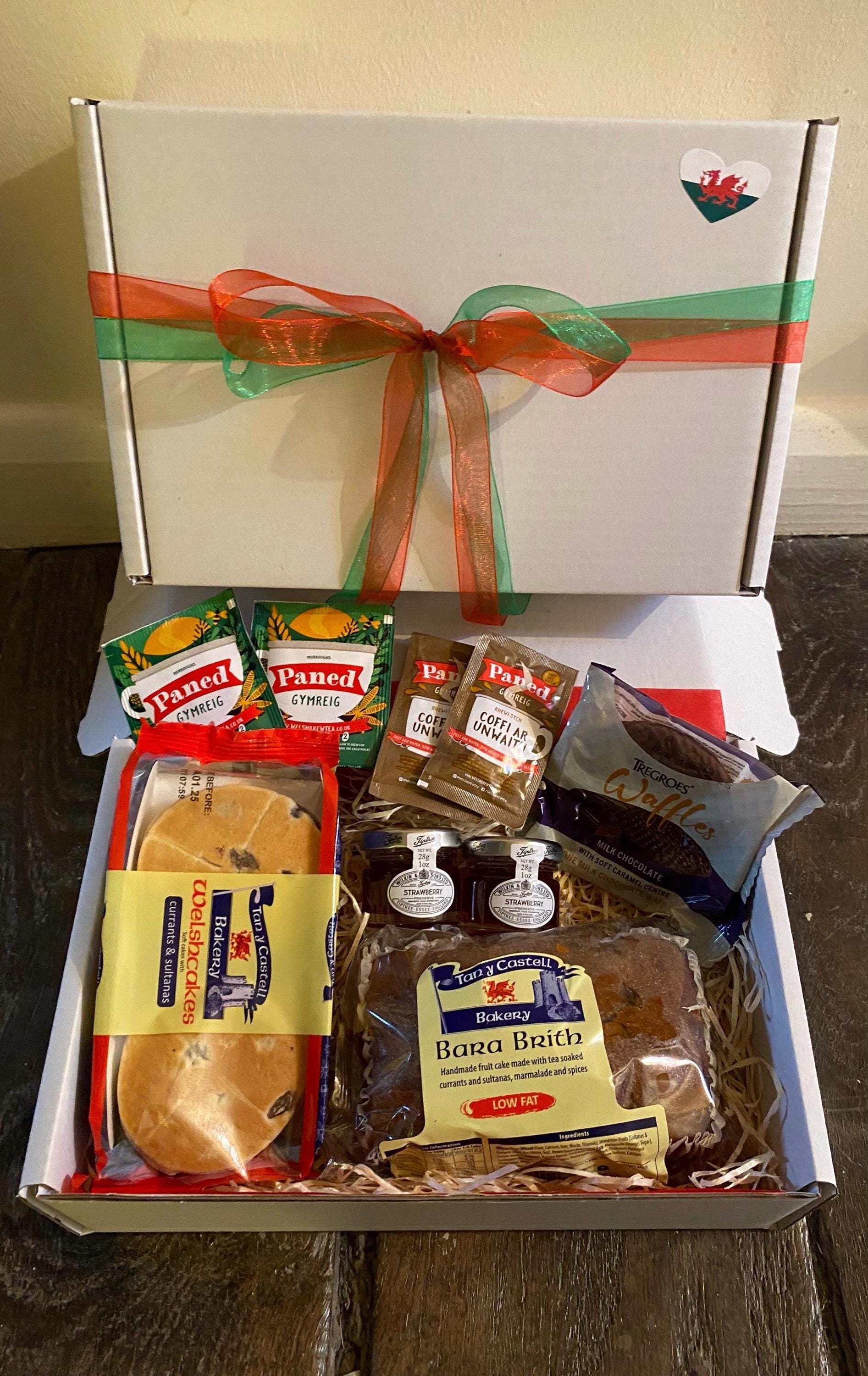 Welsh Treat Box. Shelf Life Past Christmas. Welsh Items Including Bara ...
