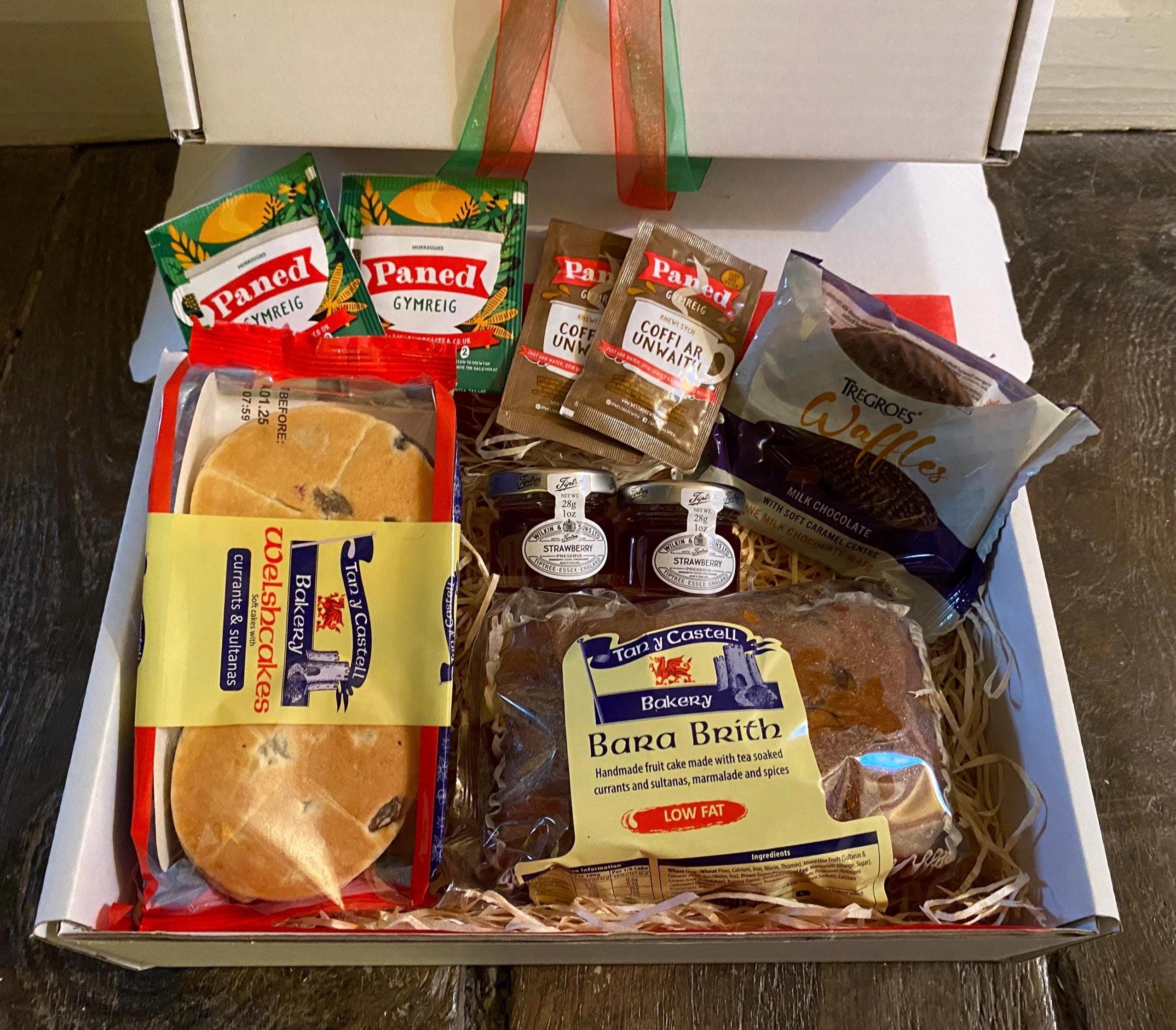 Welsh Treat Box. Shelf Life Past Christmas. Welsh Items Including Bara ...