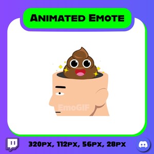 Animated Emotes for Twitch, Discord, Stream - Poop Emote, Shit Emote ...