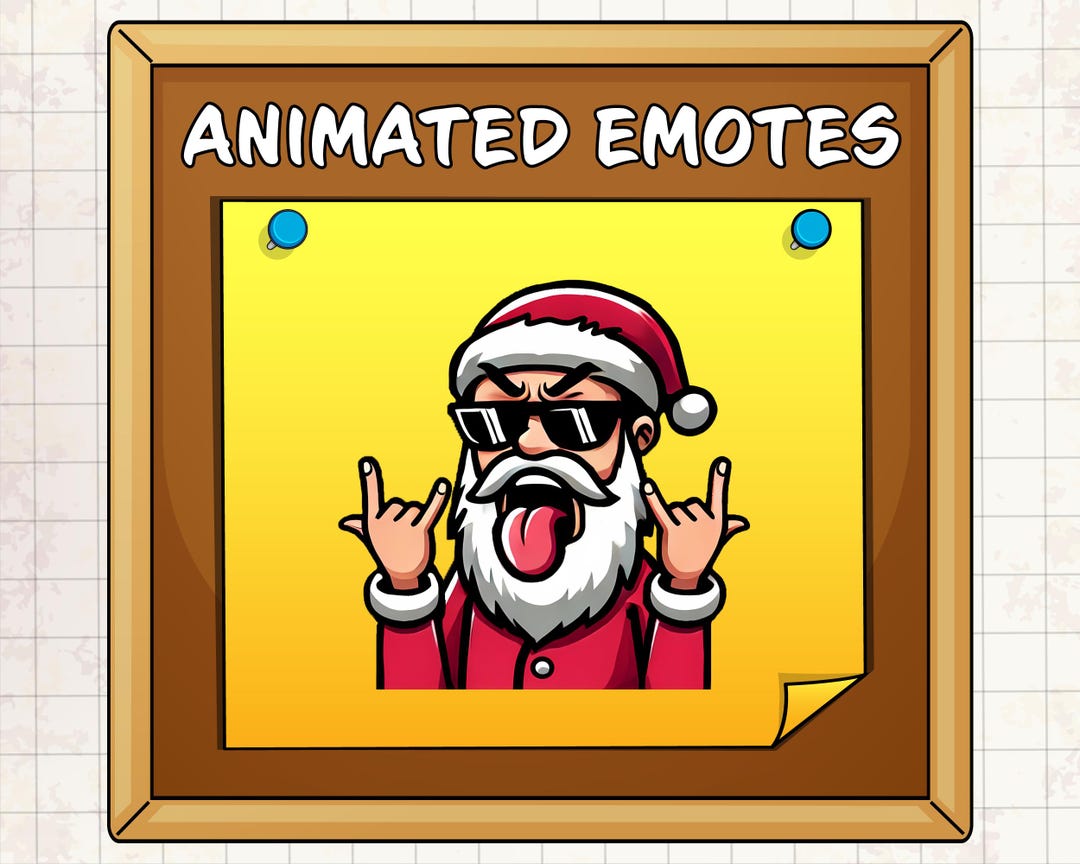 Animated Emotes for Twitch, Discord, Youtube, Tiktok, Kick | Christmas ...