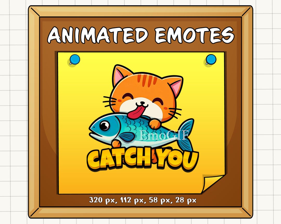 Animated Emotes for Twitch, Discord, Youtube, Stream - Fishing Emote ...