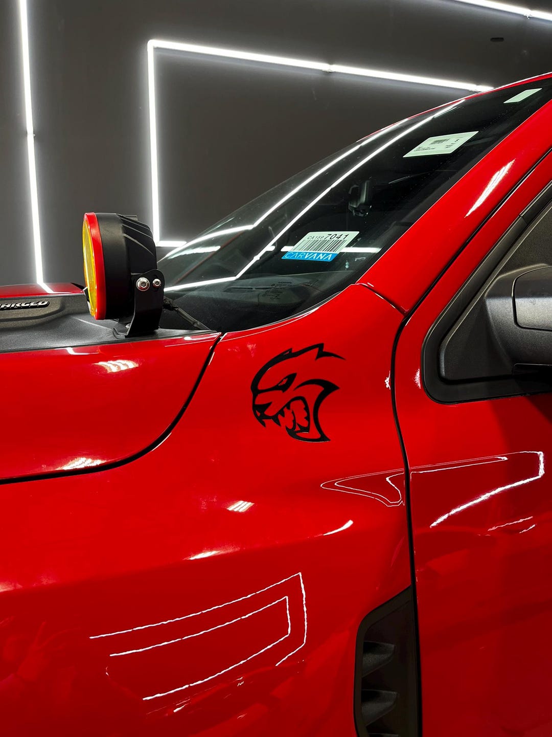 Ram TRX Hellcat Head Logo Fender Placment - Etsy