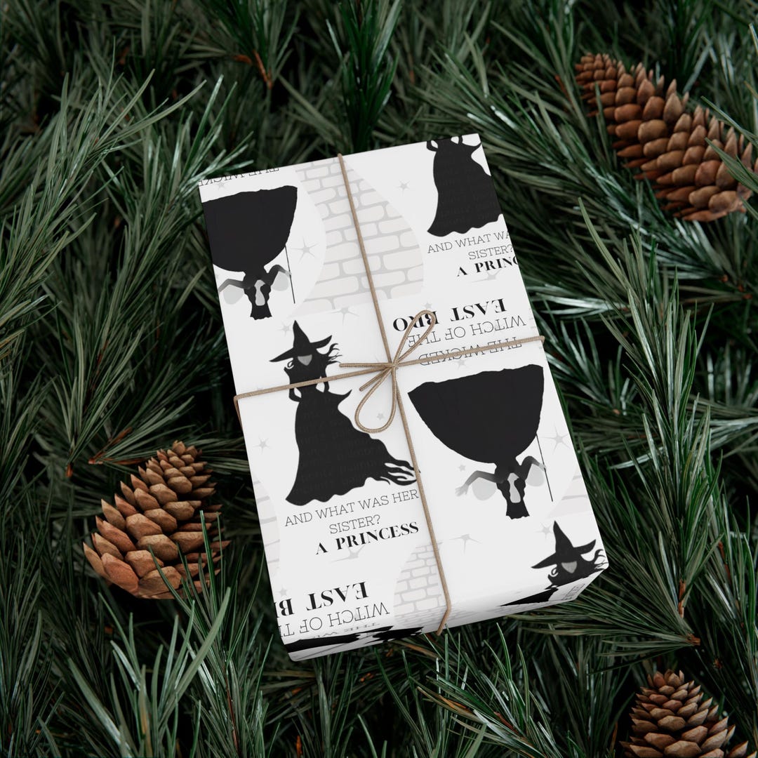 Wizard of Oz Wicked Witch Wrapping Paper - Etsy