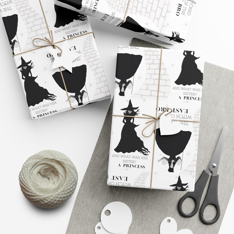 Wizard of Oz Wicked Witch Wrapping Paper - Etsy