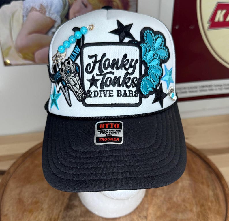 Honky Tonk Trucker Hat - Etsy