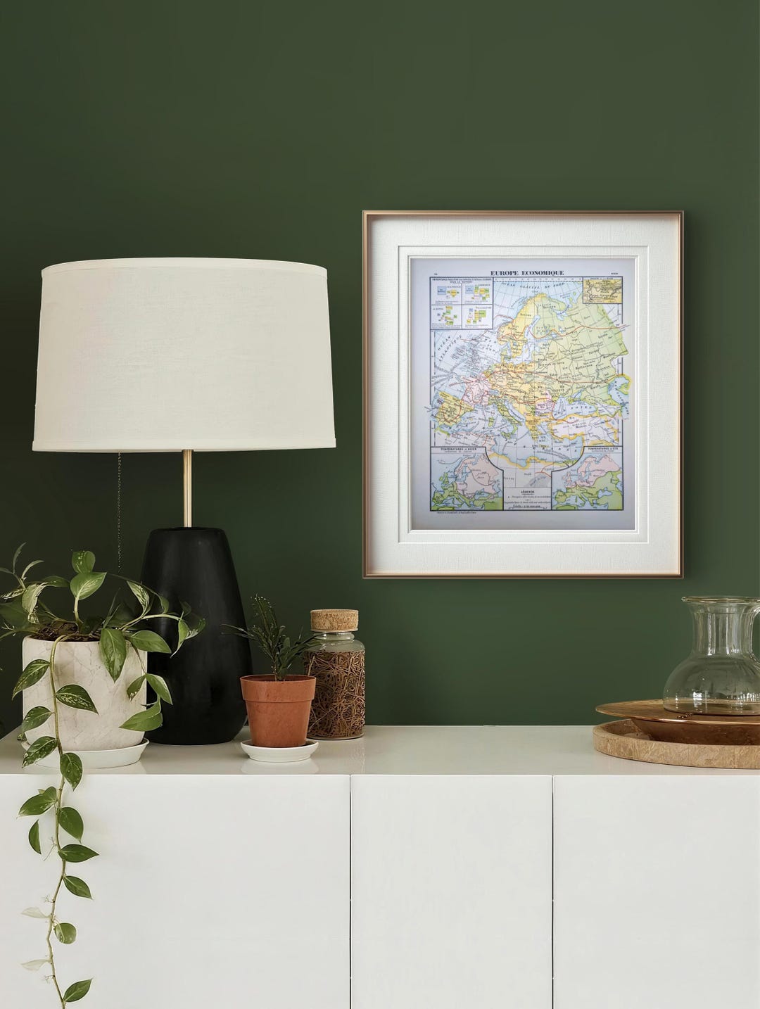 Printed in 1900, Map of Economic Europe. - Etsy