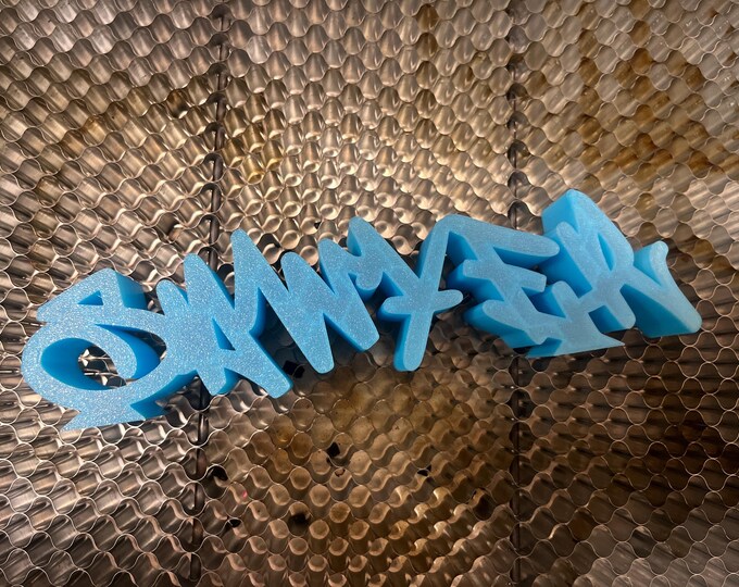 Graffiti Custom Style Name Sign 3D Printed, Personalized Name Plate - Etsy