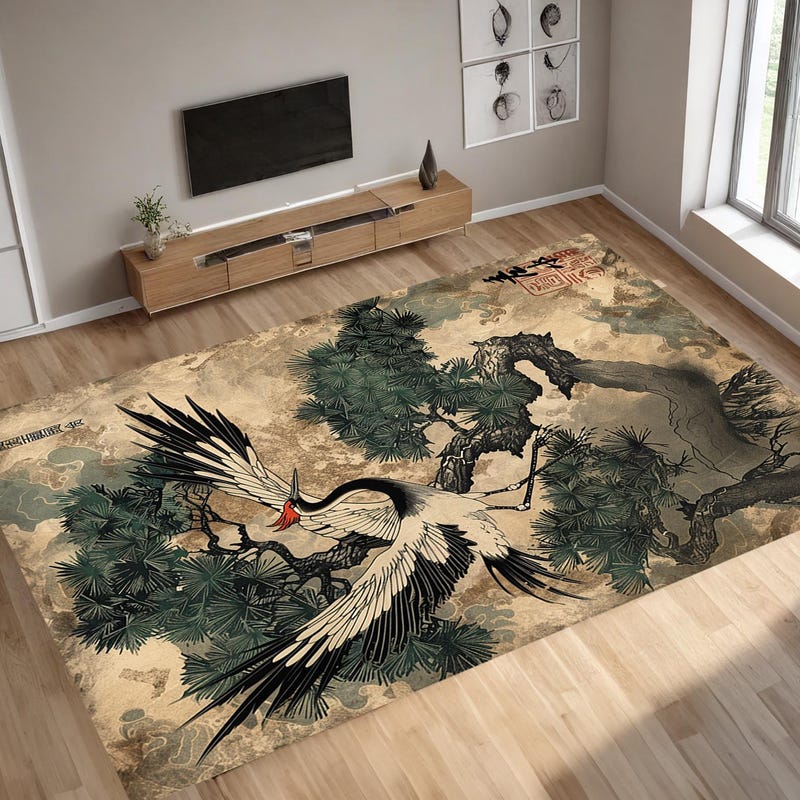 Japanese Design Area Rugs - Etsy