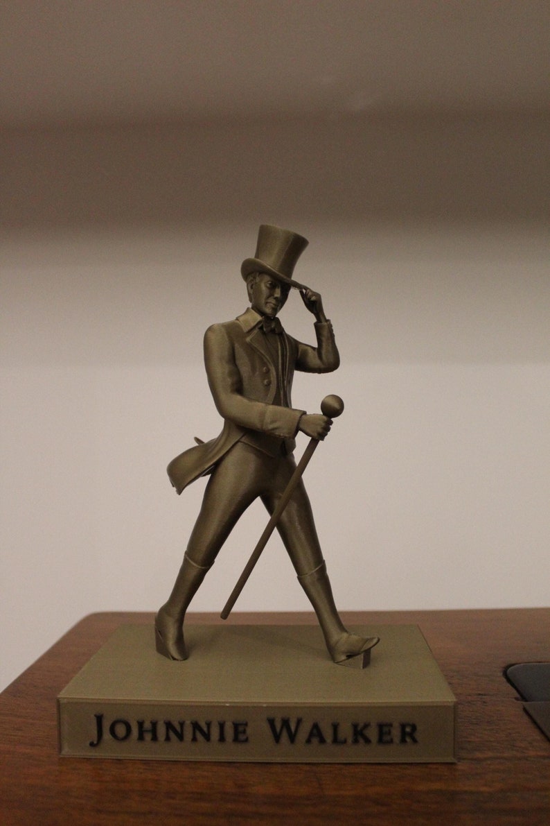 Johnnie Walker Striding Man Statue Iconic Whiskey Figurine, Collectors ...