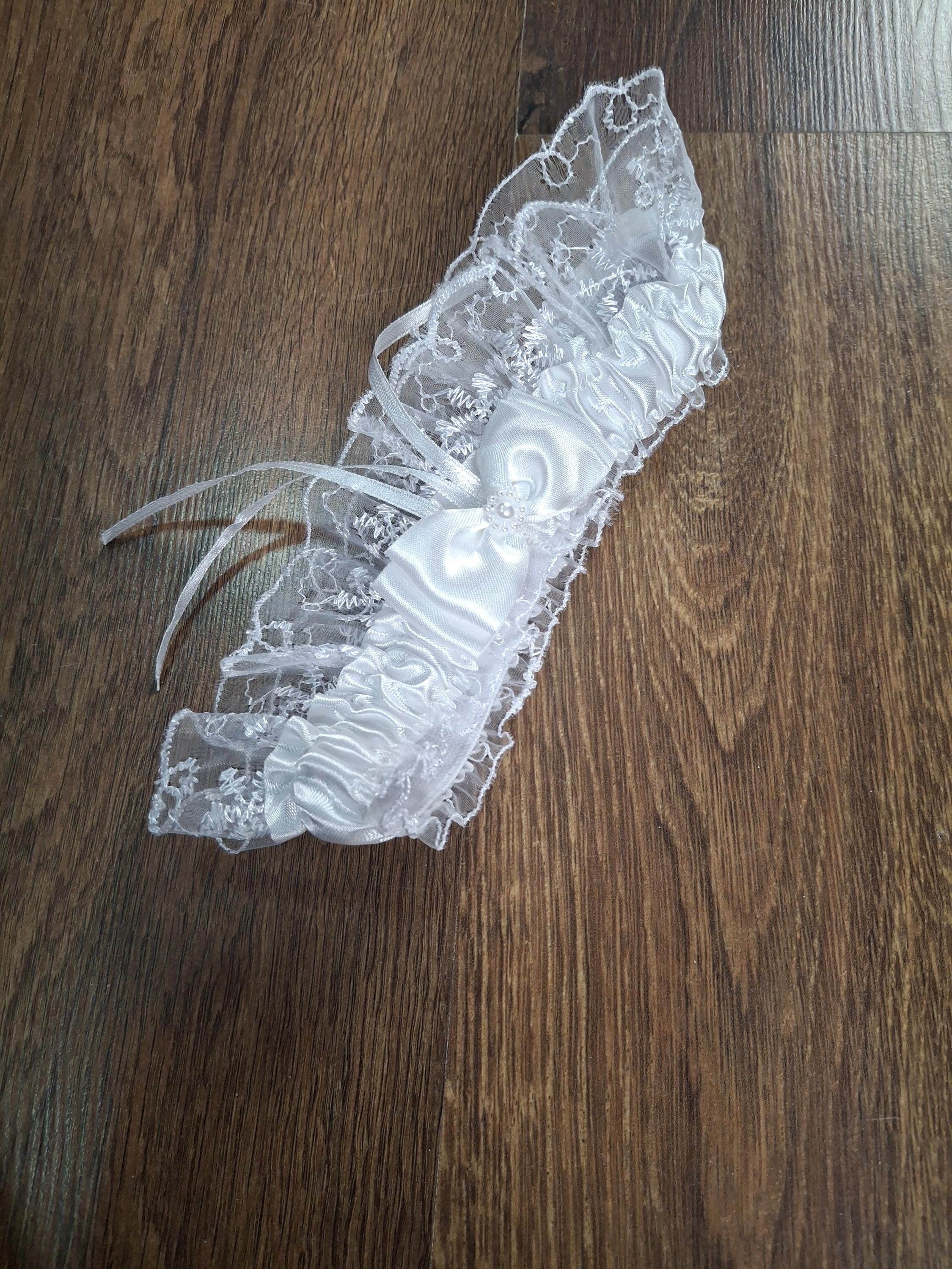 Wedding Garter Lace Garter Belt Bow Delicate Lace Garter Floral Lace ...