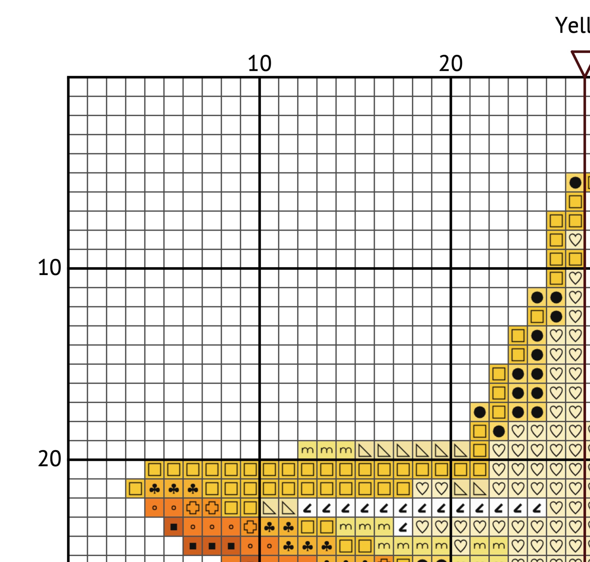 Christmas Star Cross Stitch Pattern PDF - Digital Download - Etsy
