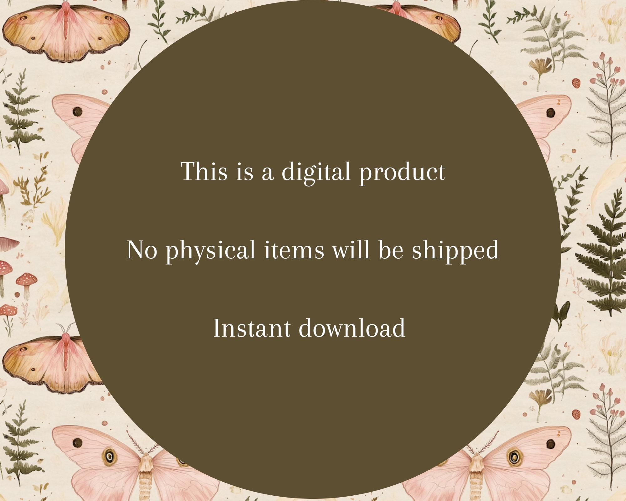 1x Pink Butterfly Digital Paper Seamless Pattern Repeating File for ...