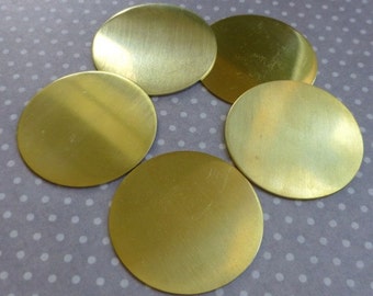 Round brass plate | Etsy