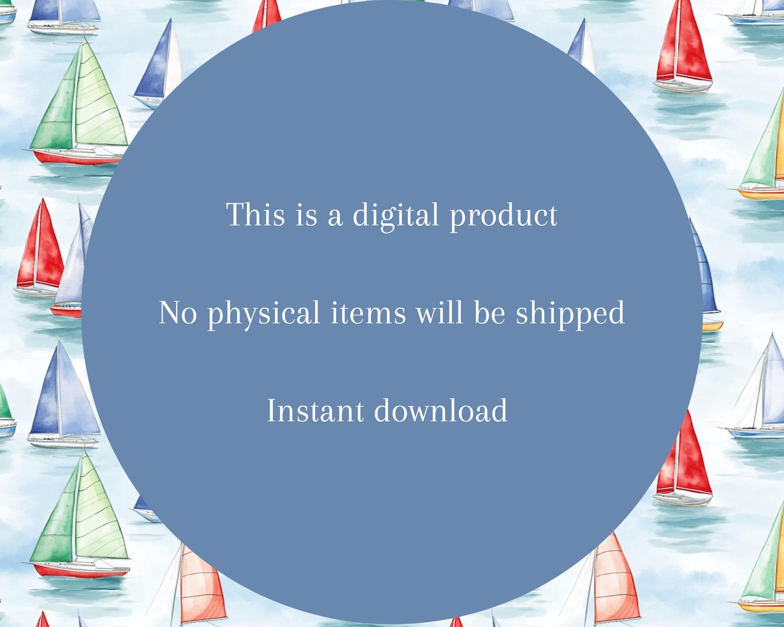 1x Sail Boats Sea Seamless Pattern Nautical Repeating File for Fabric ...