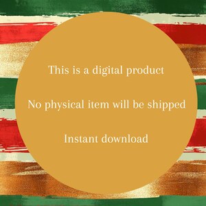 16x Red and Gold Christmas Digital Paper, Seamless Pattern ...