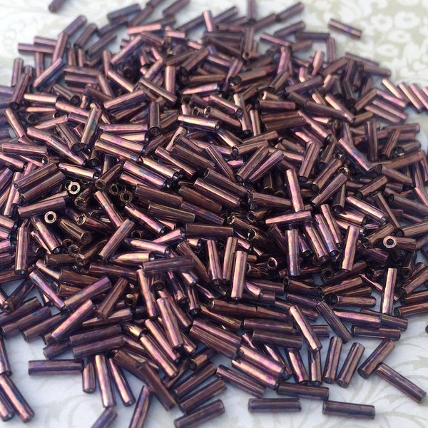 Gold Bugle Beads - Etsy