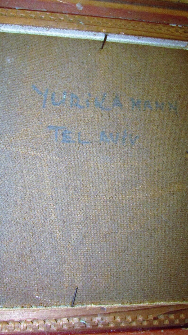 ISRAELI WOMEN Jewish Artist Oil Painting Yurika Mann Ambassador of Art ...