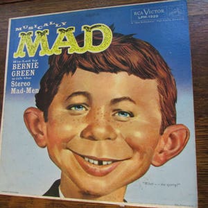 Vintage 1959 MAD Magazine Musically Mad Record Album What Me Worry - Etsy