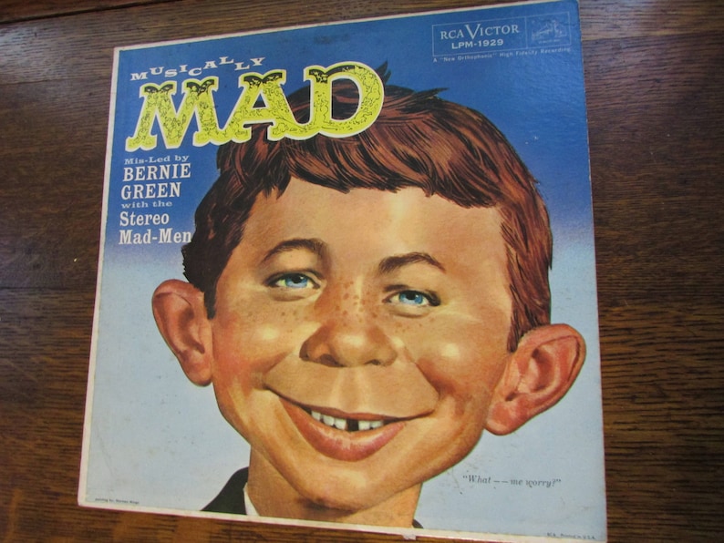 Vintage 1959 MAD Magazine Musically Mad Record Album What Me Worry ...