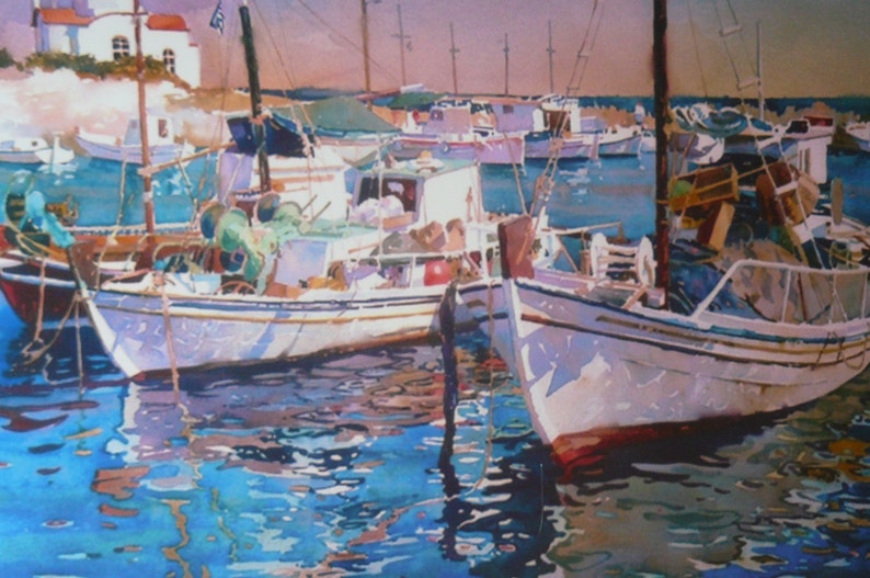 STEVEN ROGERS Watercolor Art Print Limited Edition 21/750 Artist Signed ...