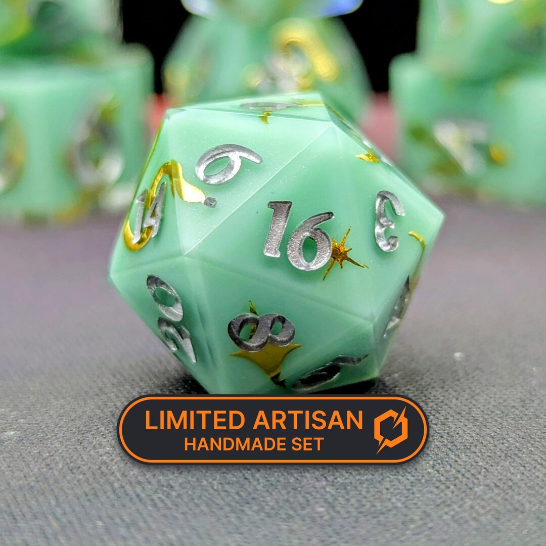 Verdant Spirit Dnd Dice Set Dnd Gift Dnd Accessories Custom Dice Set ...