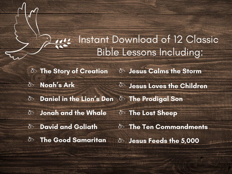 Bible Lesson for Kids, Coloring Page Activities, Printable Bible ...