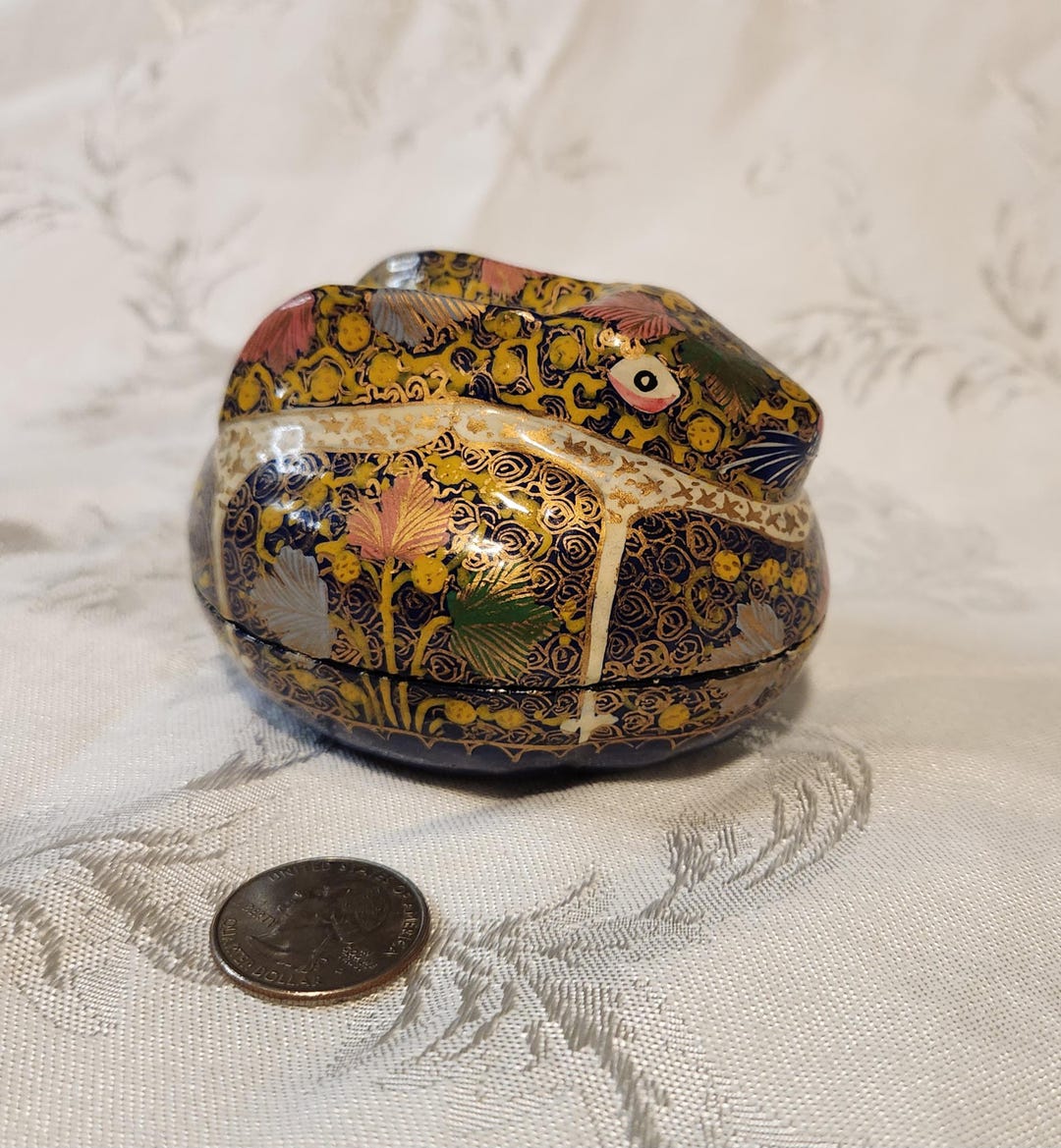 Papier-mache Rabbit Trinket Box - Etsy