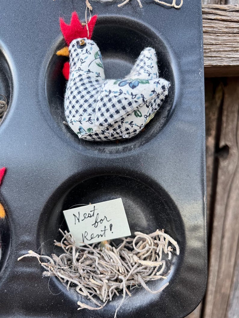 Vintage Chicken Kitchen Decor Cottagecore Farmhouse Gift Handmade ...