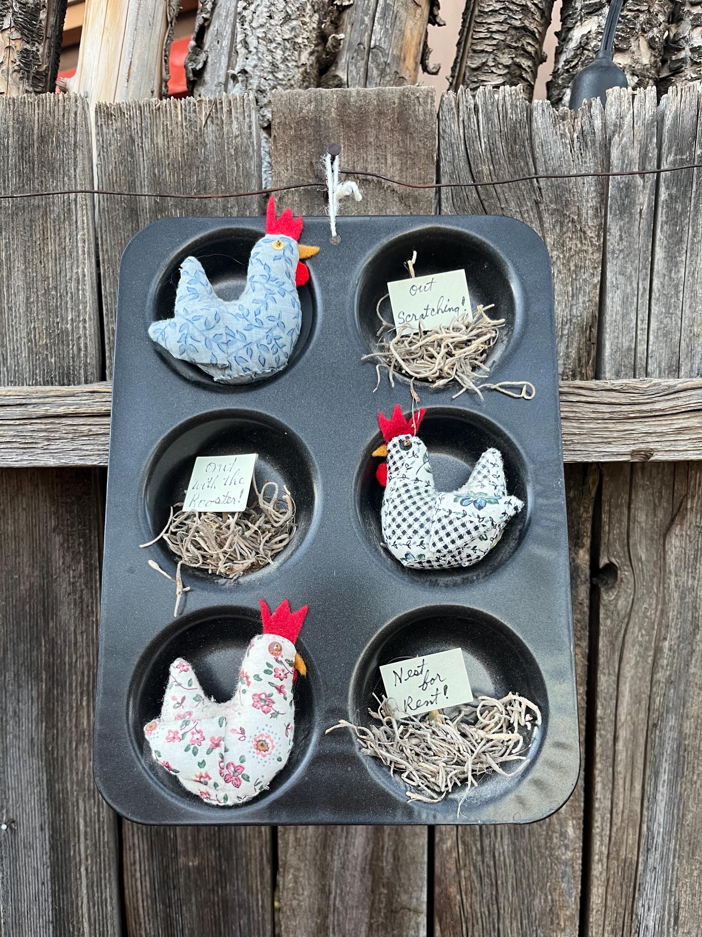 Vintage Chicken Kitchen Decor Cottagecore Farmhouse Gift Handmade ...