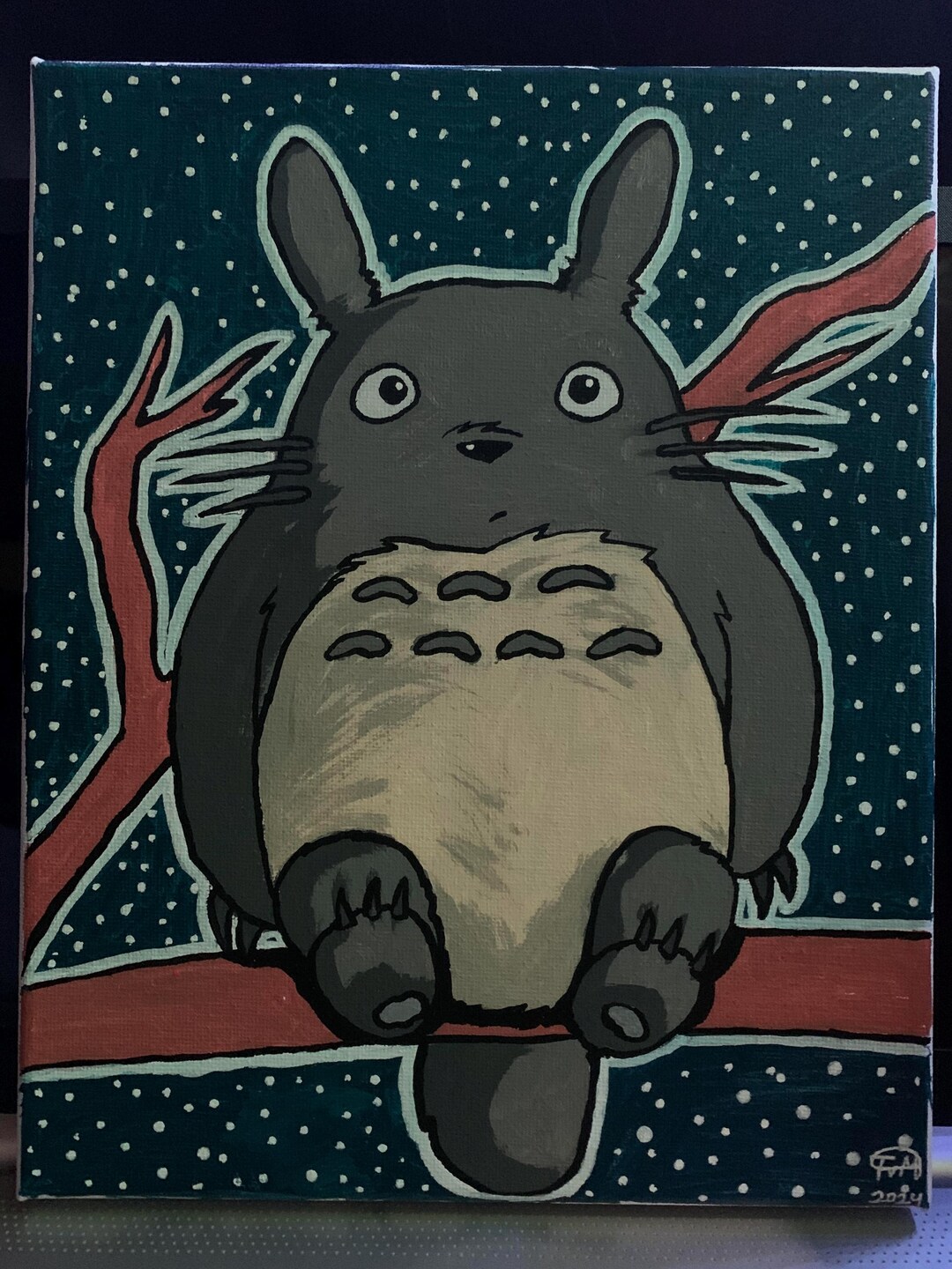 Totoro Painting - Etsy