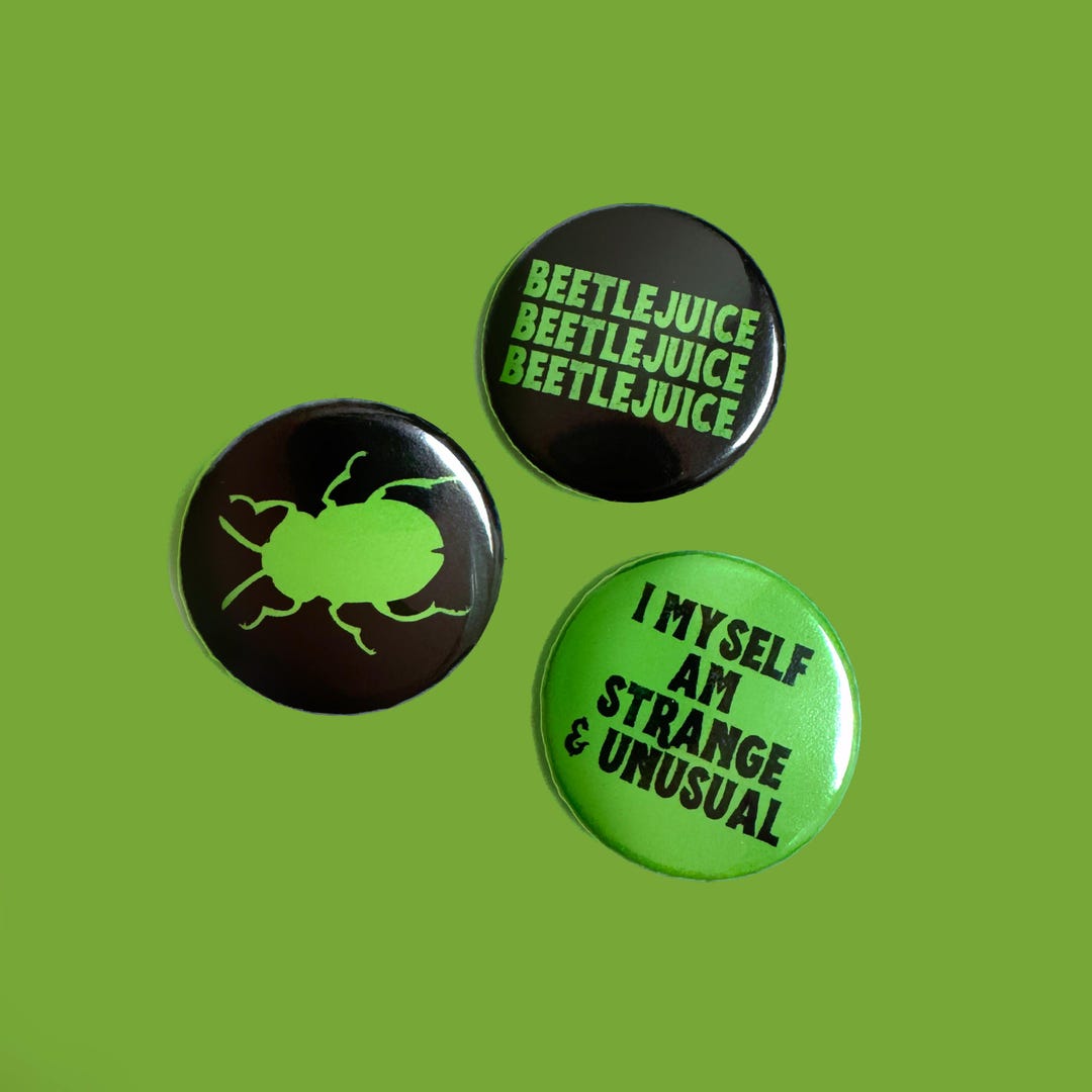Beetlejuice Badge Pack Inspired by the West End / Broadway Musical ...