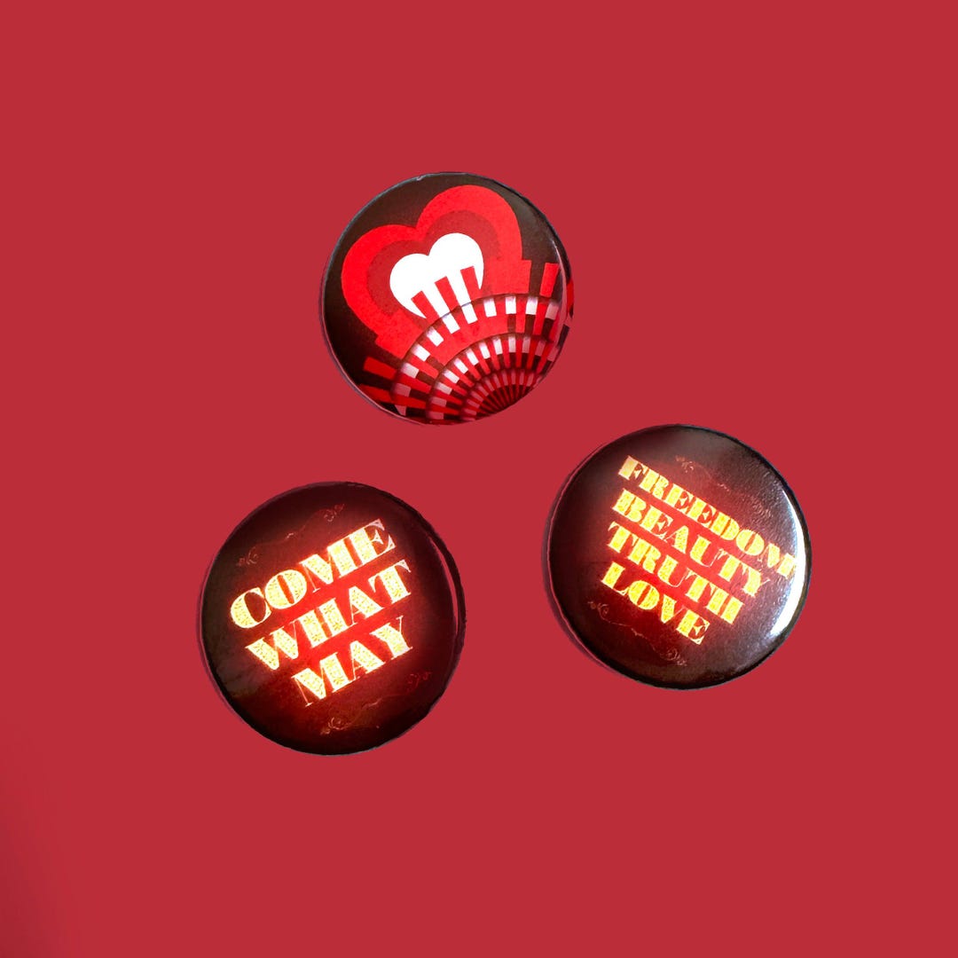 Moulin Rouge Badge Pack Inspired by the West End / Broadway Musical ...