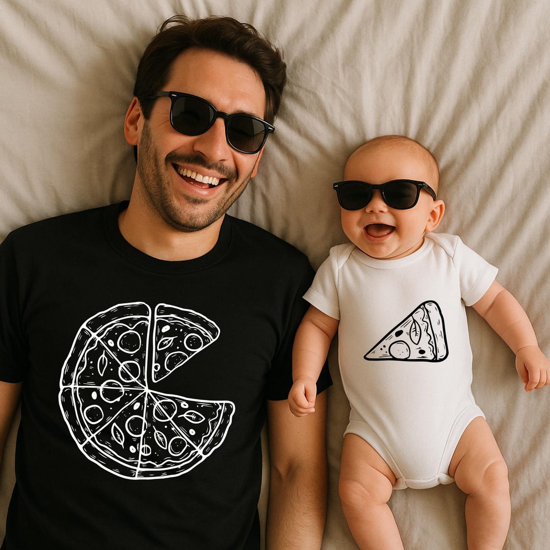 Comfort Colors Daddy and Me Funny Shirts, Dad Baby Matching Shirts ...