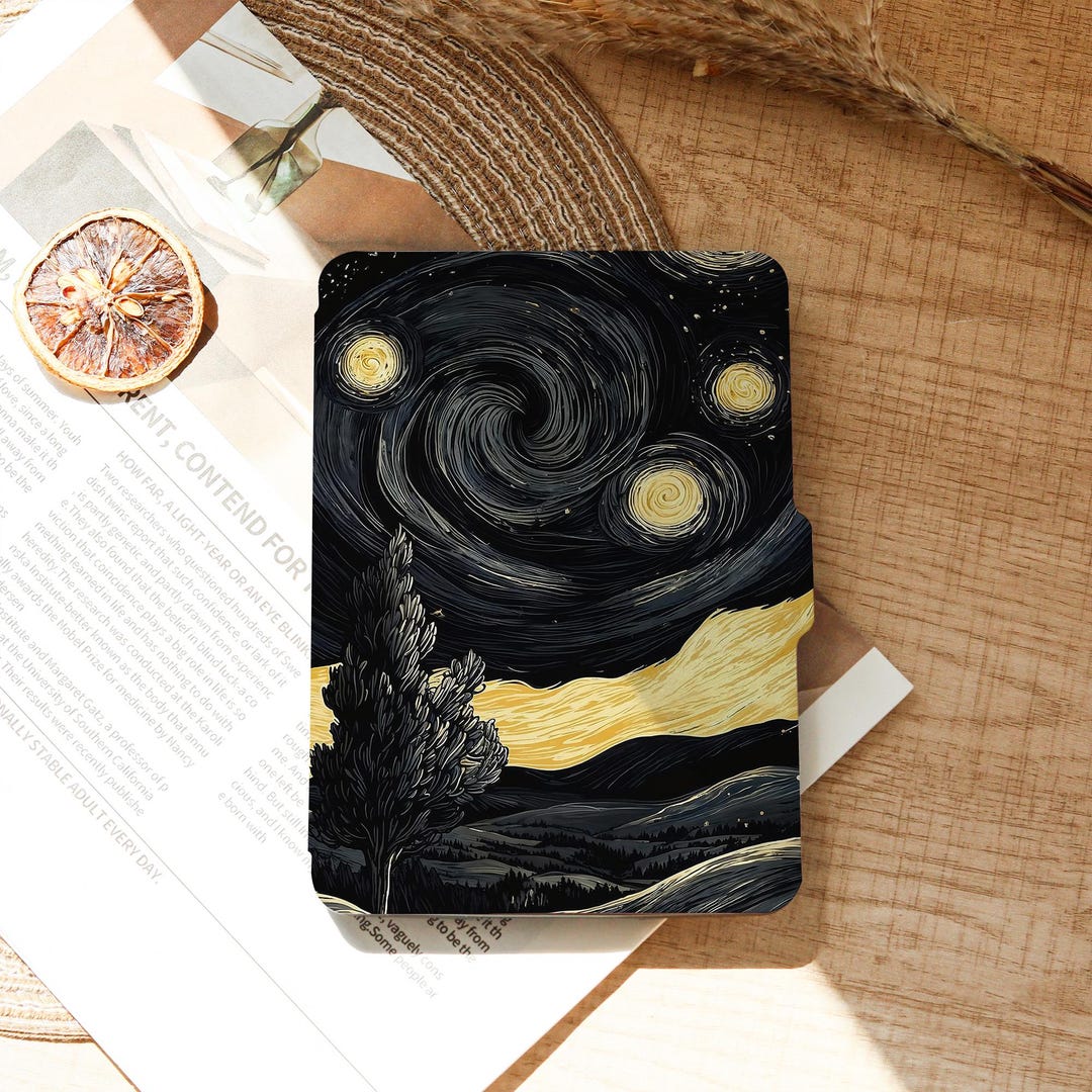 Art Classic Van Gogh's Starry Night Kindle 11/12th Gen Colorsoft Case ...