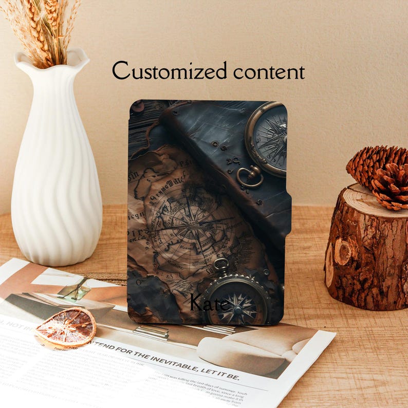 Vintage Pirate Map Kindle 11/12th Gen Colorsoft Case, New Kindle ...