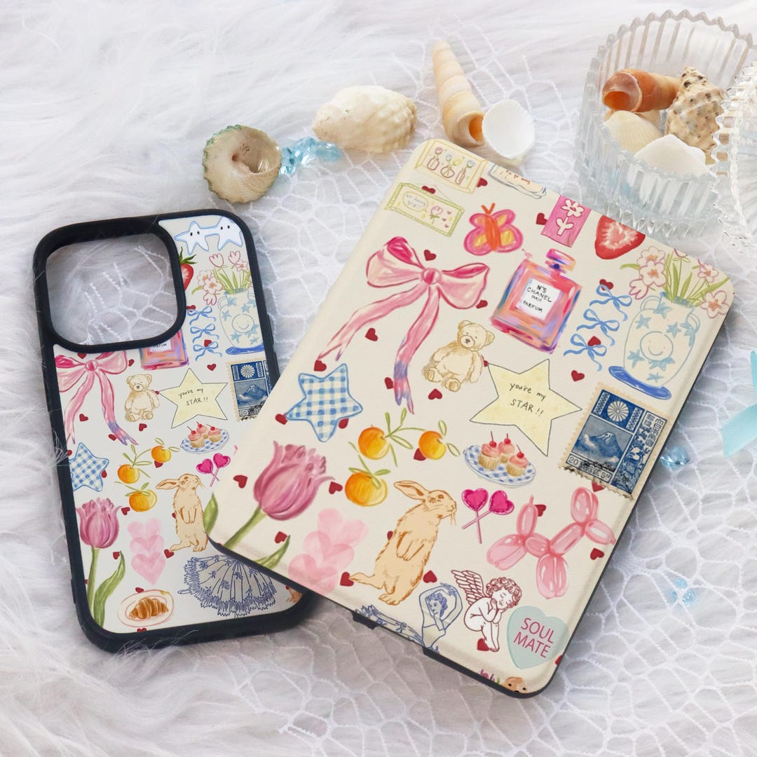 Painted Collage Personalization New Kindle 12th Gen 2025 Case ...