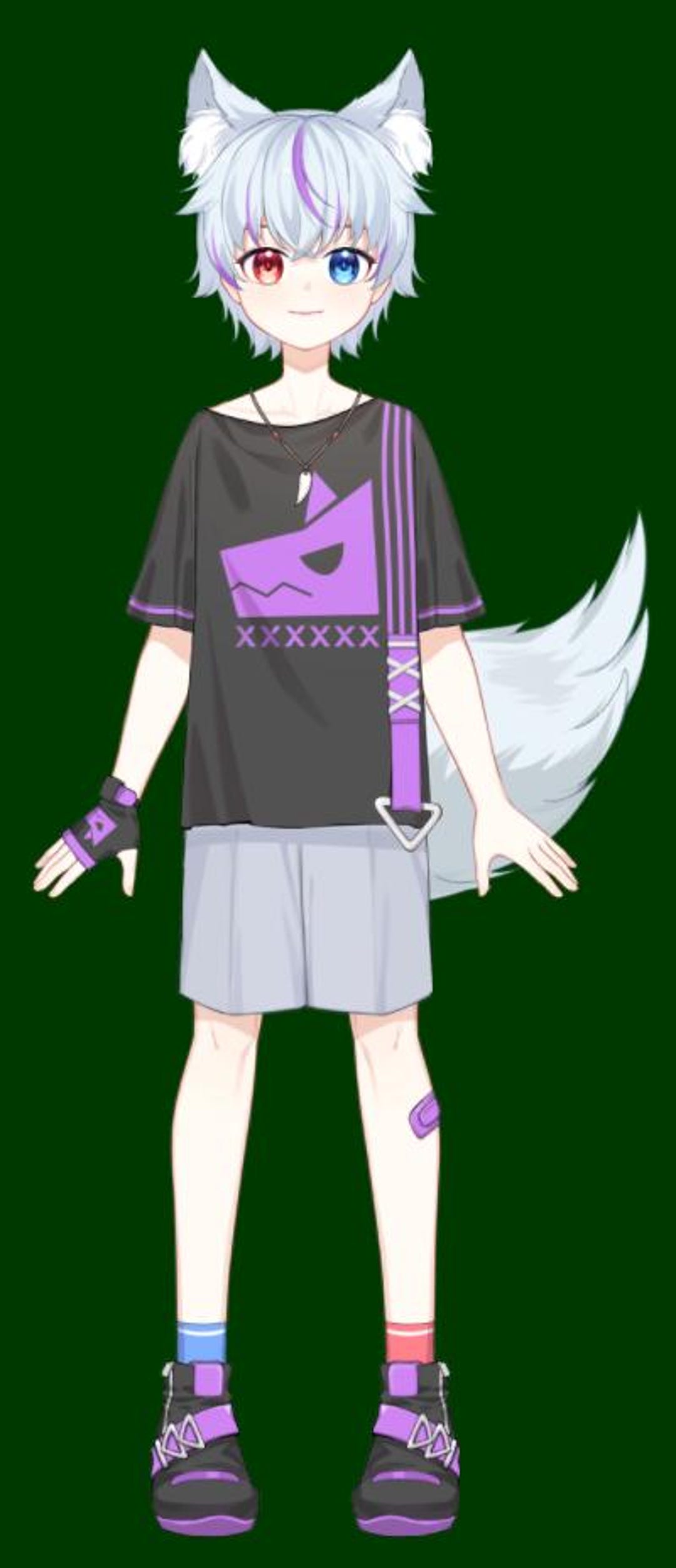 Vtuber Model Wolf Boy Avatar - Etsy