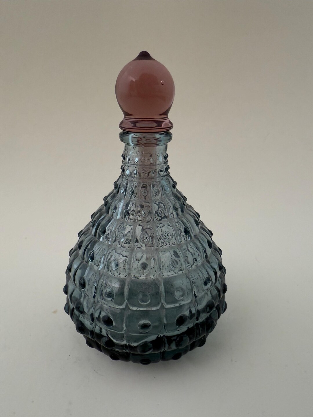 Vintage Bubble Glass Perfume Bottle – Mid-century Art Glass - Etsy