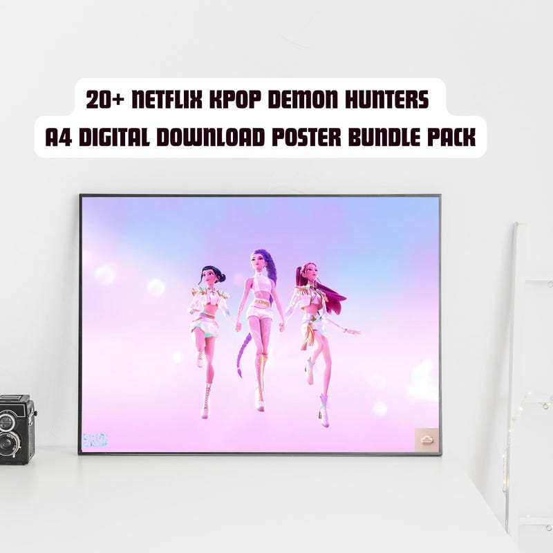 Huntrix A4 Digital Print - Etsy