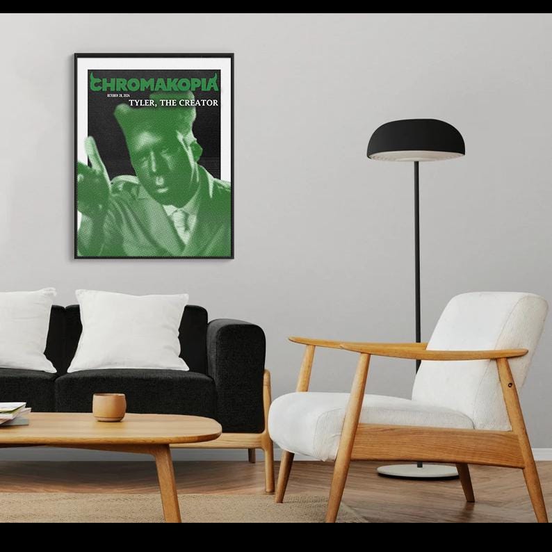 Tyler the Creator Chromakopia Album Poster Instant Download Digital ...