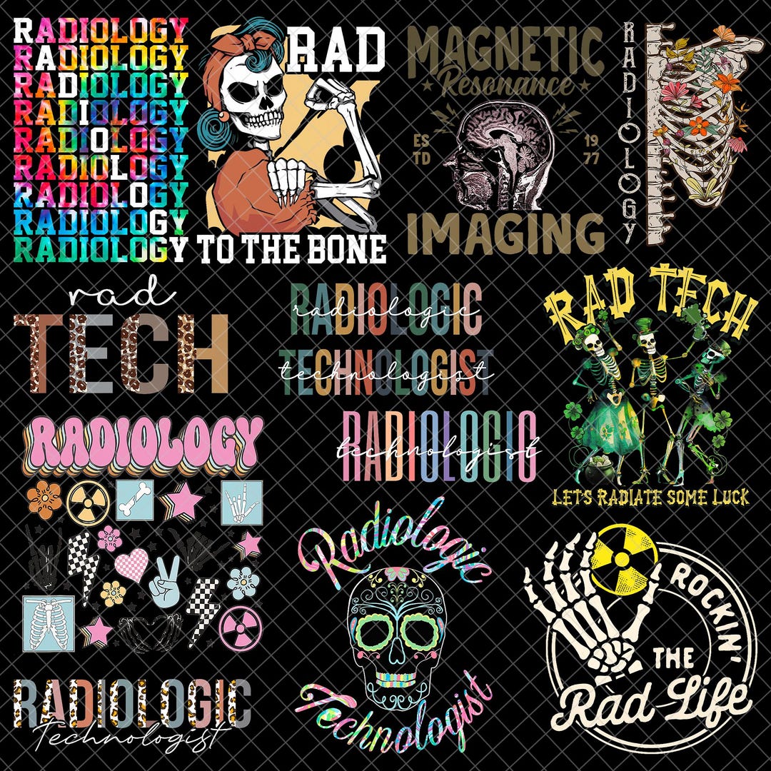 Rad Tech Png Bundle, Radiology Png, Xray Tech Png, Radiology ...