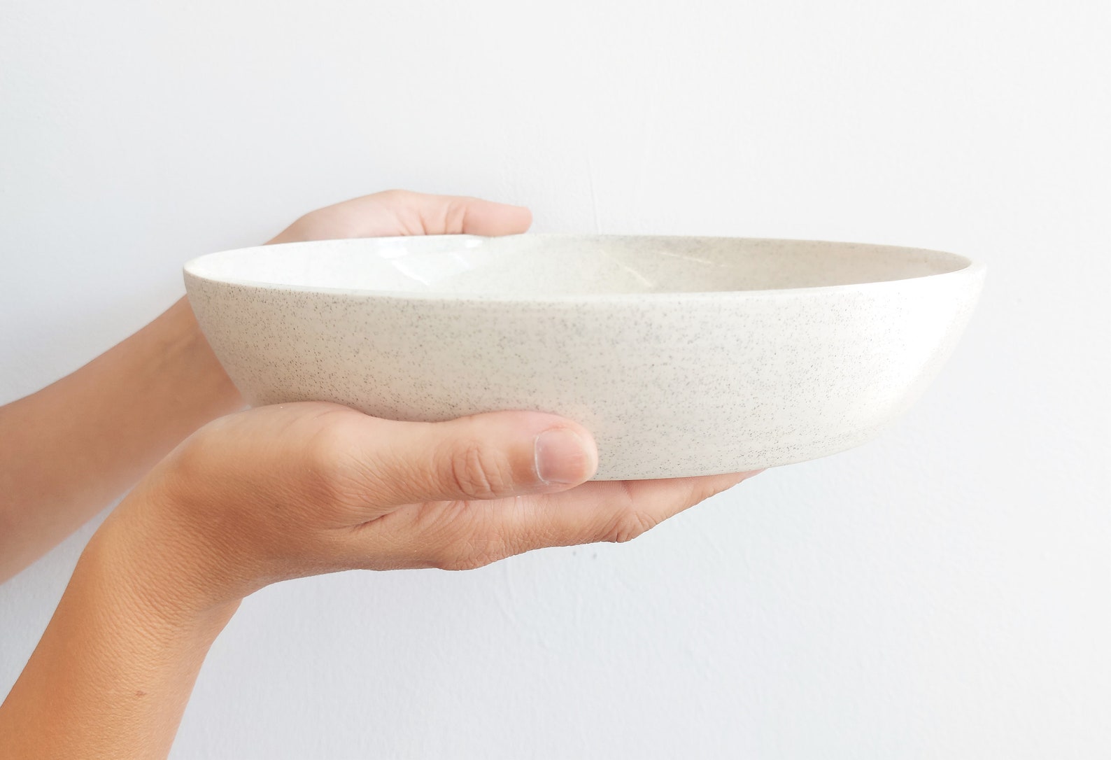 Large Ceramic Plate Ceramic Serving Dish Speckled Ceramic - Etsy