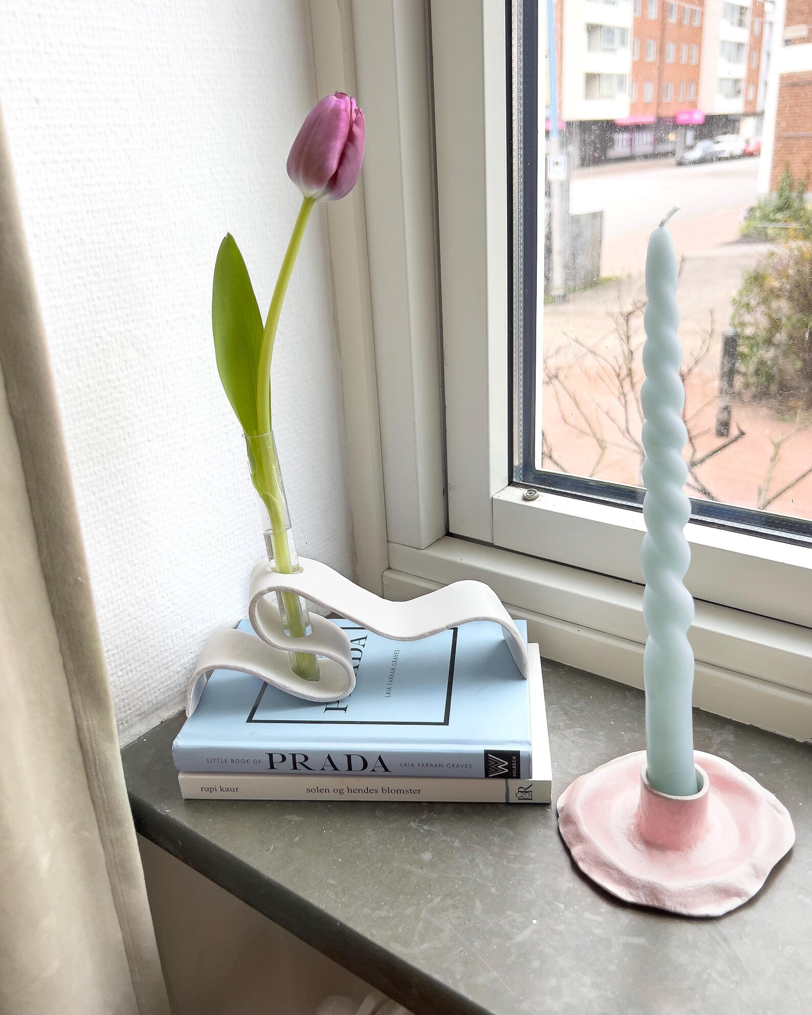 Pastel Unique Flower Vase – Handmade Scandinavian Vase Removable Test ...