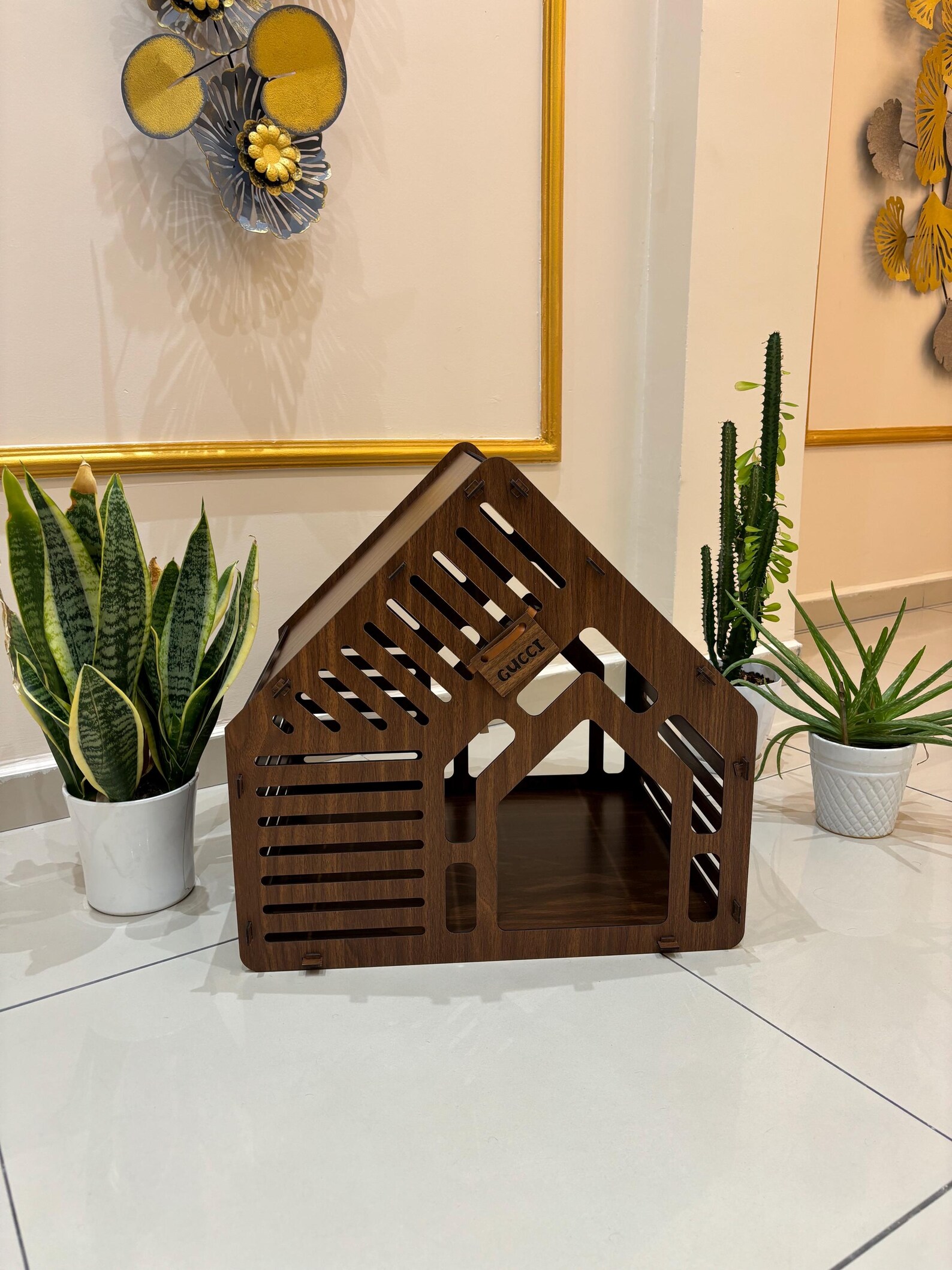 Modern Colorful Wooden Rabbit House, Guinea Pig House, Customizable ...
