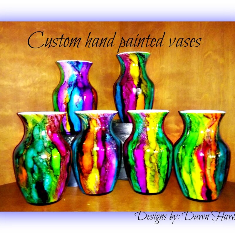 Decorative Glass Vases - Etsy