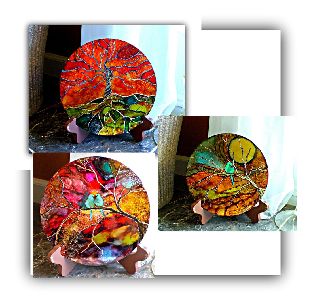 Metal Wall Art, Hand Painted Metal Wall Decor, Unique Gift for Home ...