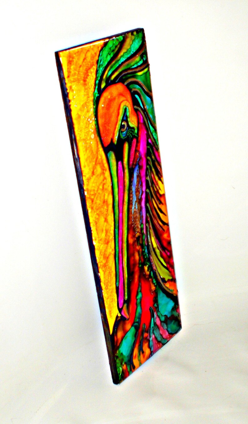 Ceramic Tile Heron Art Tile Great Blue Haron Blue Heron - Etsy