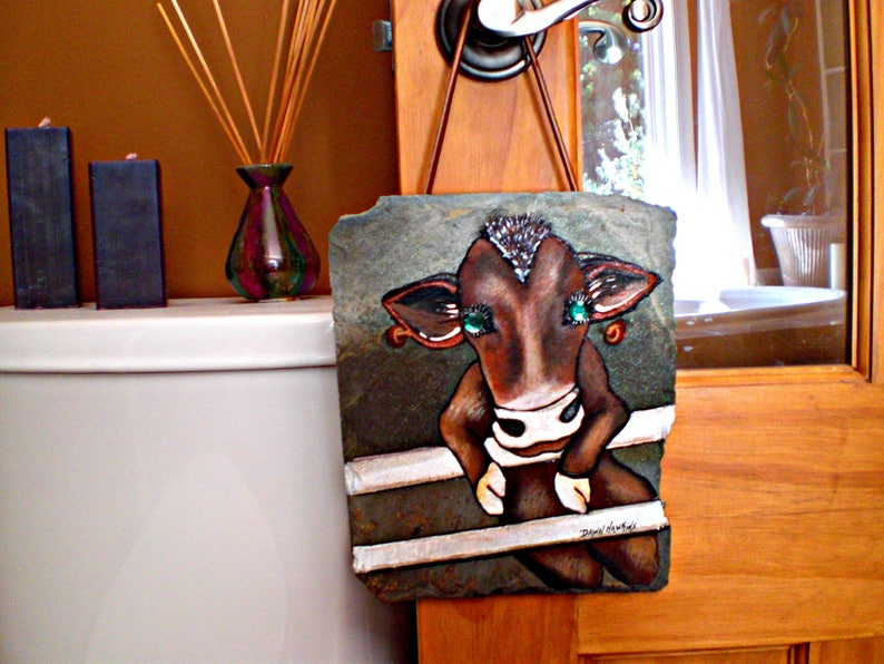 Farmhouse Wall Decor Cow Wall Art Cow Paintings - Etsy
