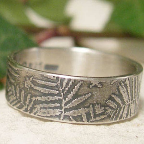 Organic Wedding Ring - Etsy